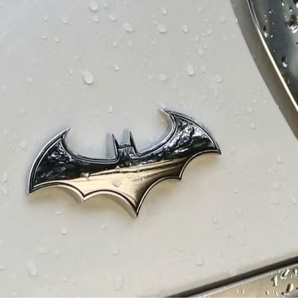 Other | 315 Batman Emblem Raised Metal Symbol Silhouette Sticker | Poshmark